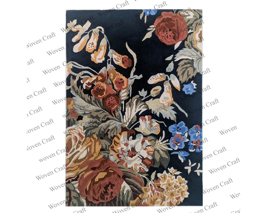 Floral Tufted Rug Kaws Rug Customized Design Hyperbeast Home Decor ...