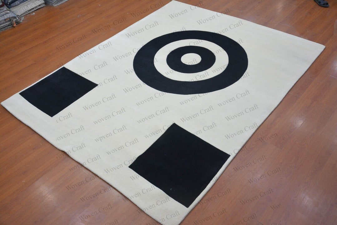 Optical Illusion Design, Handmade Tufted Rugs & Carpet Multi Colored ...