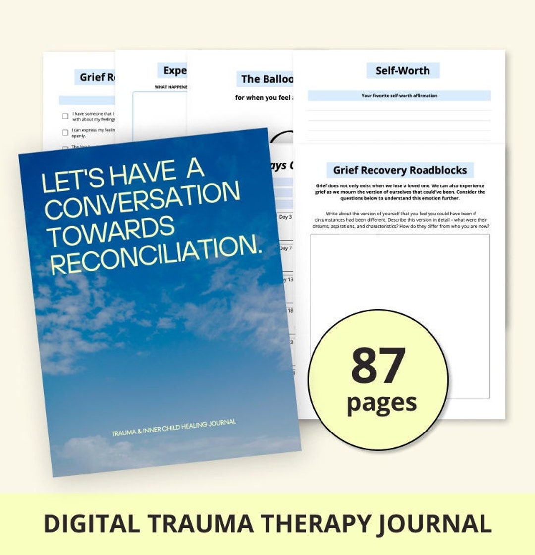 Trauma and Inner Child Journal | Printable Worksheets for Inner Child ...