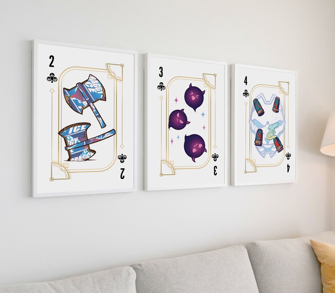 League of Legends Playing Card Posters,league of Legends Poster,league ...