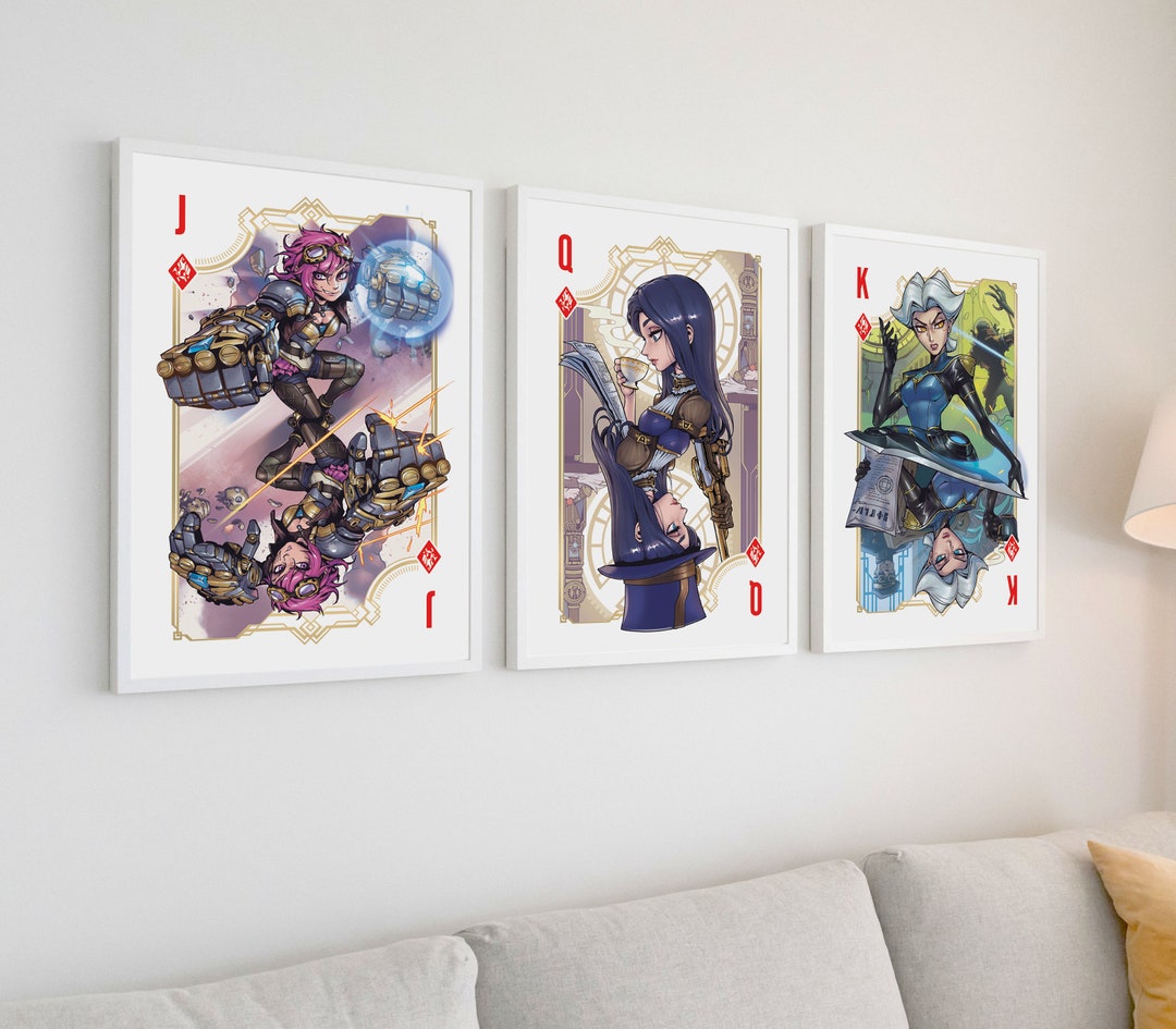League of Legends Playing Card Posters,league of Legends Poster,league ...