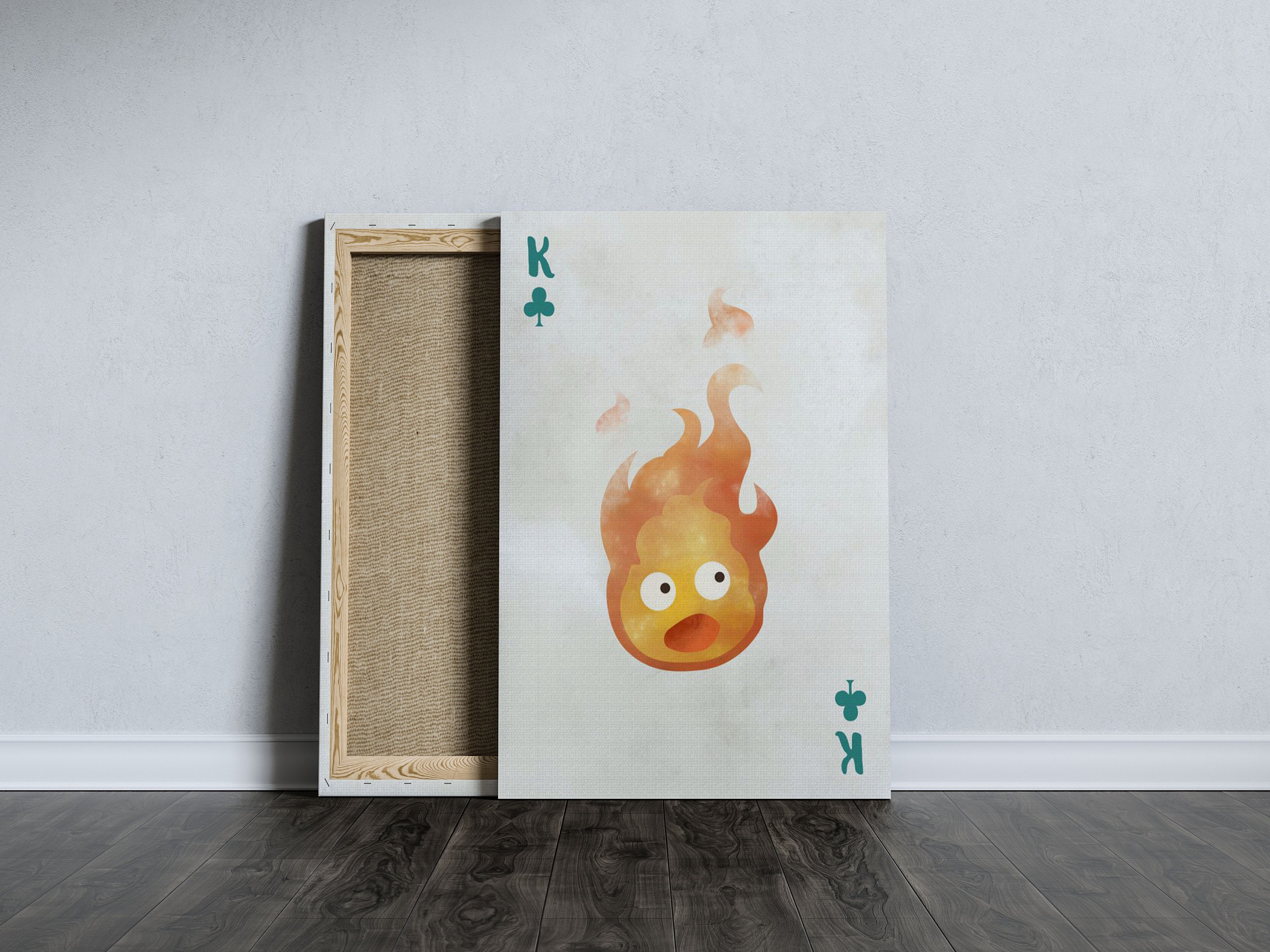 Studio Ghibli Playing Card Posters Sets Calcifer Poster Spirited Away ...