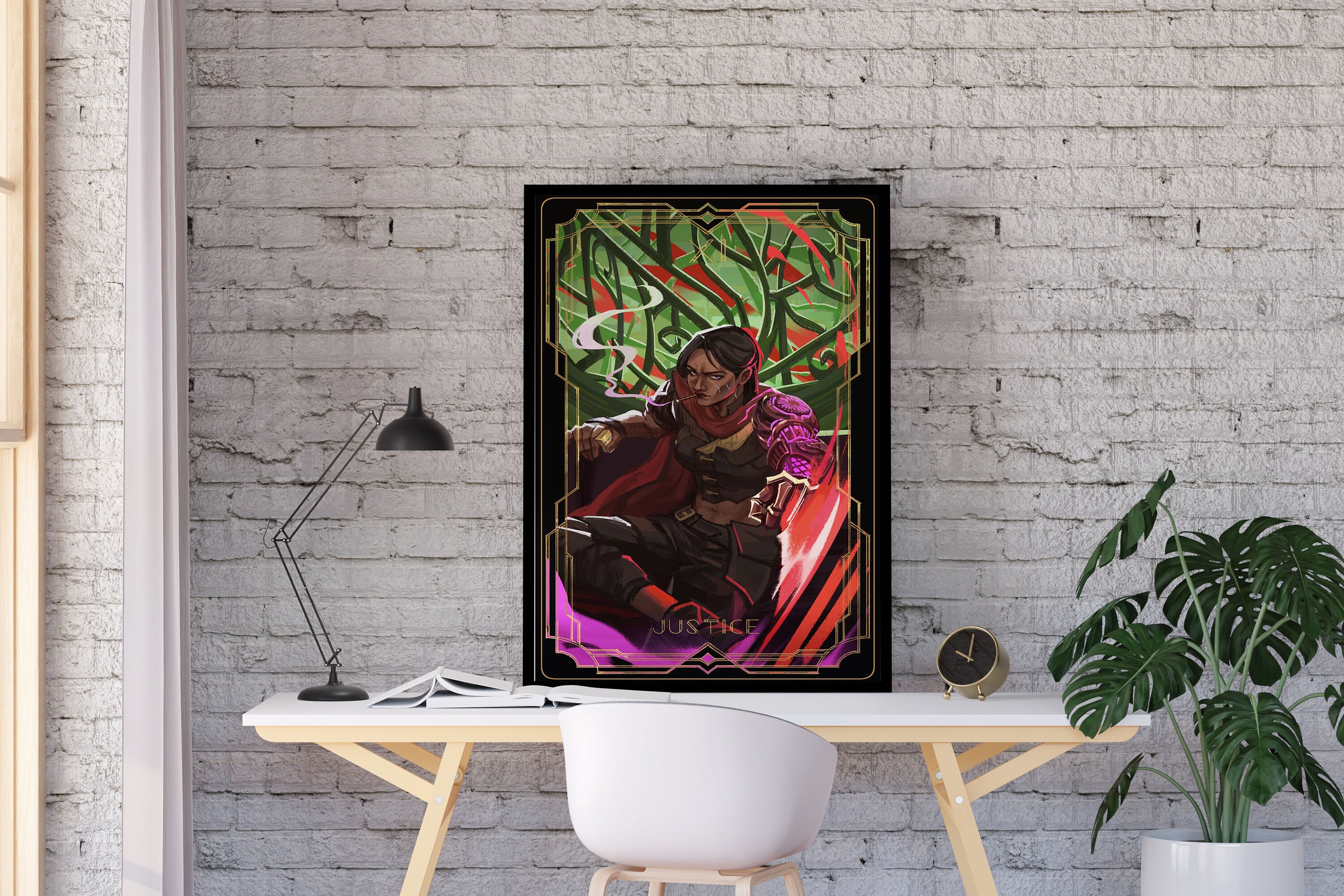 Tarot Arcane Poster League of Legends Poster Jayce and Viktor Arcane ...