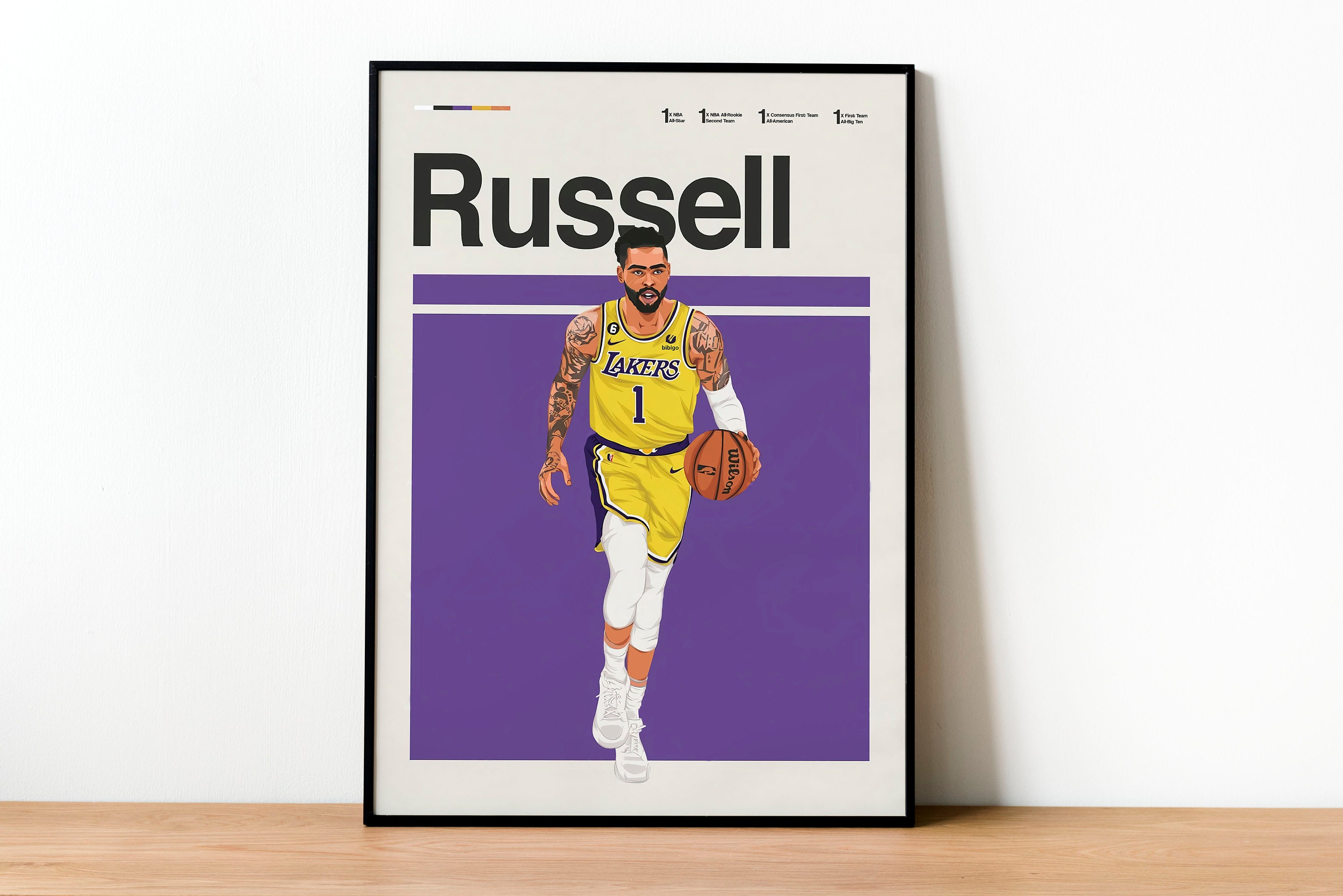 Custom Los Angeles Lakers Poster NBA Legends Poster Los Angeles Lakers ...