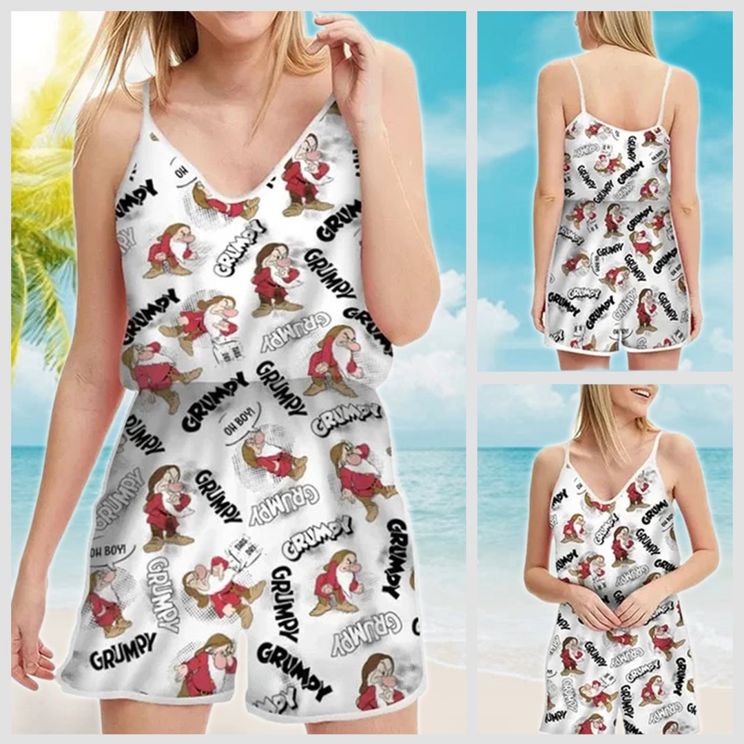 Snow White and the 7 Dwarfs Rompers, Princess and Seven Dwarfs Jumpsuit ...