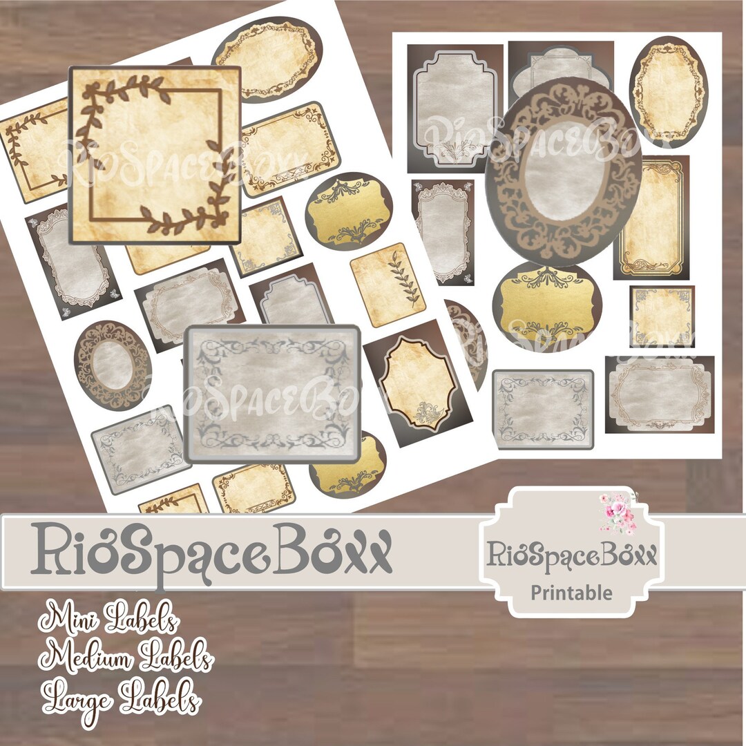 Apothecary Potion Labels, Steampunk Ephemera (digital Download) - Etsy
