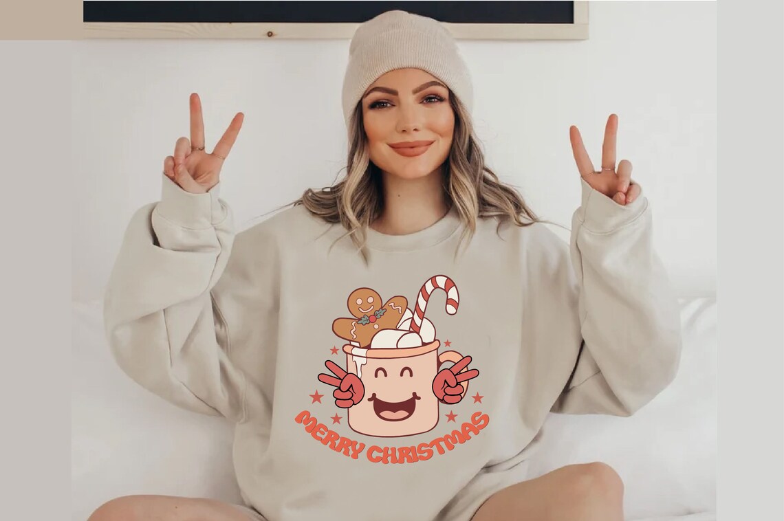 Merry Christmas Png, Cute Hot Coco Png, Gingerbread Man Png, Cute ...