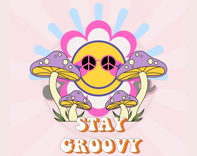 Peace Png-groovy Sublimation Digital Design Download-groovy Girl Png ...