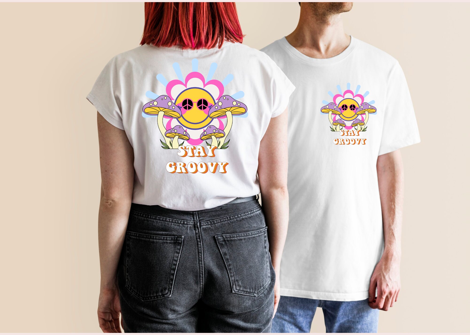 Stay Groovy, Retro Png, Peace Png, Mushroom Png, Retro Flower Png ...