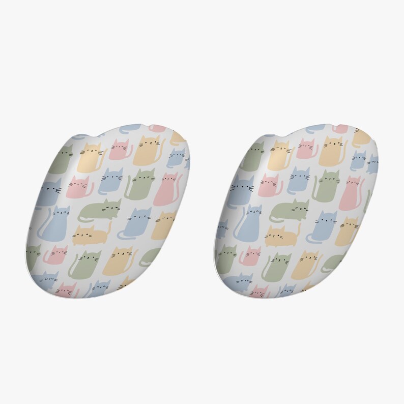 AirPod Max Case, Cute Pastel Cat Design, Kawaii Headphones Cover ...