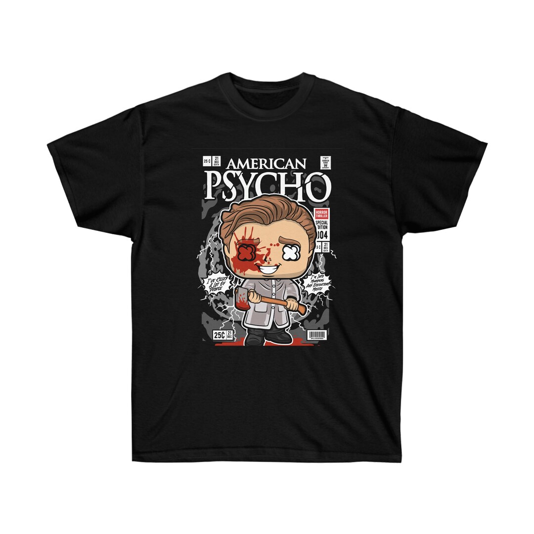 American Psycho Patrick Bateman T-shirt - Etsy