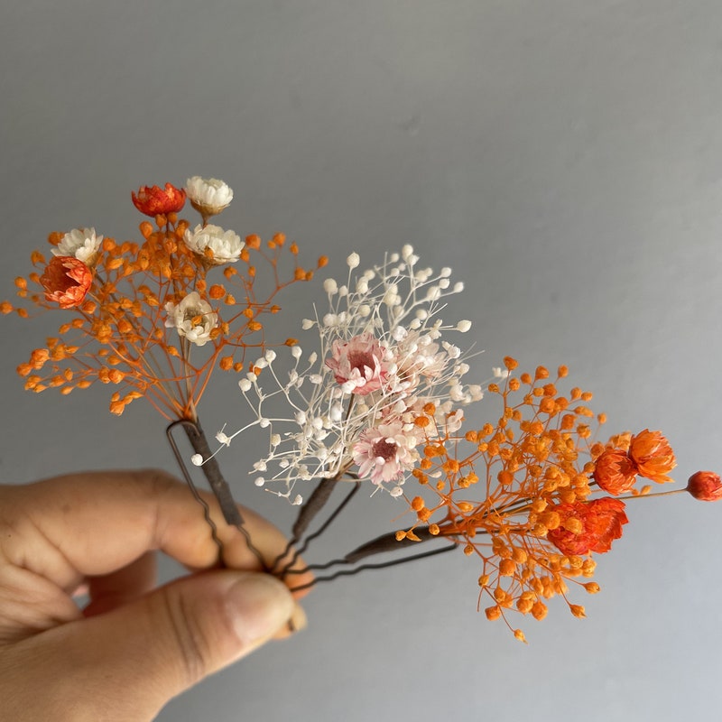 Orange Hair Clips - Etsy