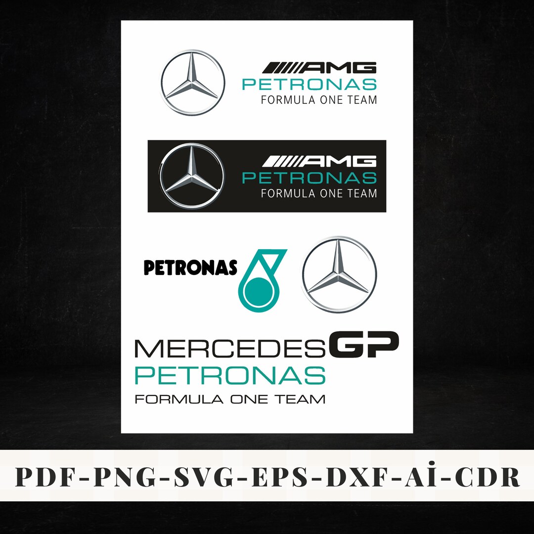 Mercedes AMG Petronas SVG Packmercedes AMG Petronas Vector - Etsy