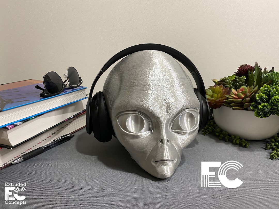 Alien Head, Alien Headphone Stand, Alien Headphone Holder, Gaming ...