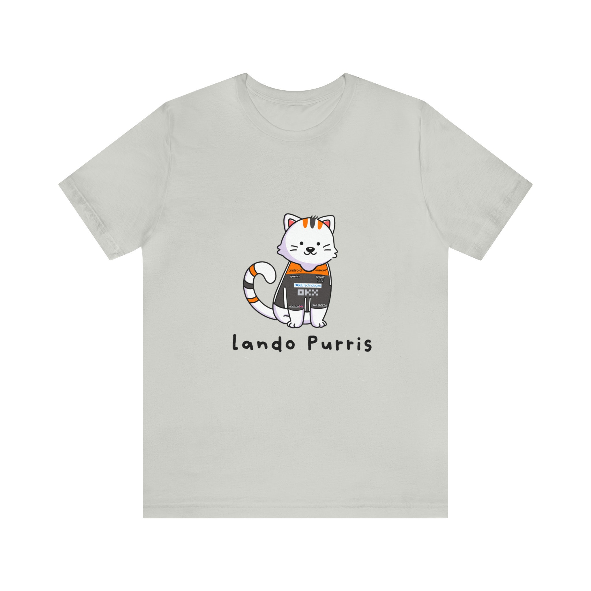 Lando Norris Shirt, Formula 1 Tee, Cat Shirt, Formula 1 Gift, Gift for ...