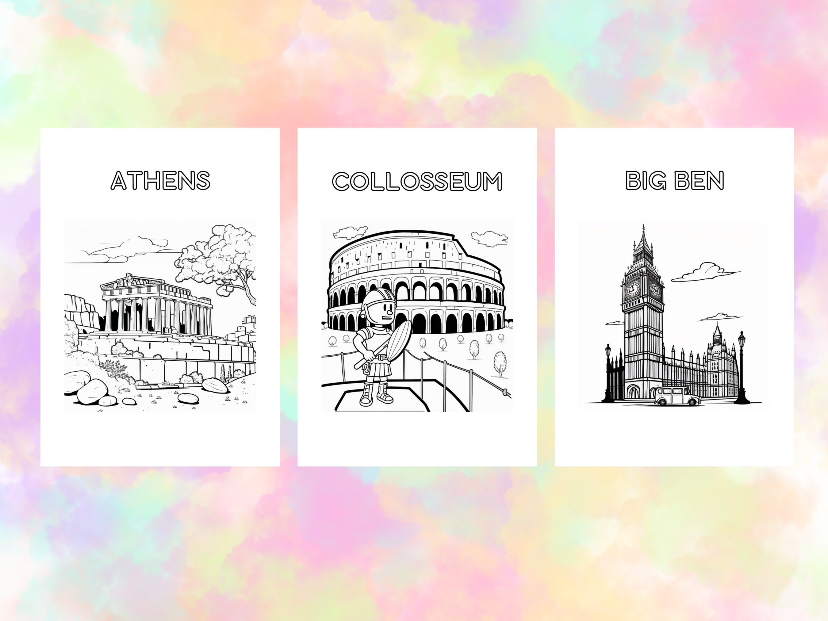 15 Children Educational Colouring Pages Printable Colouring Book ...