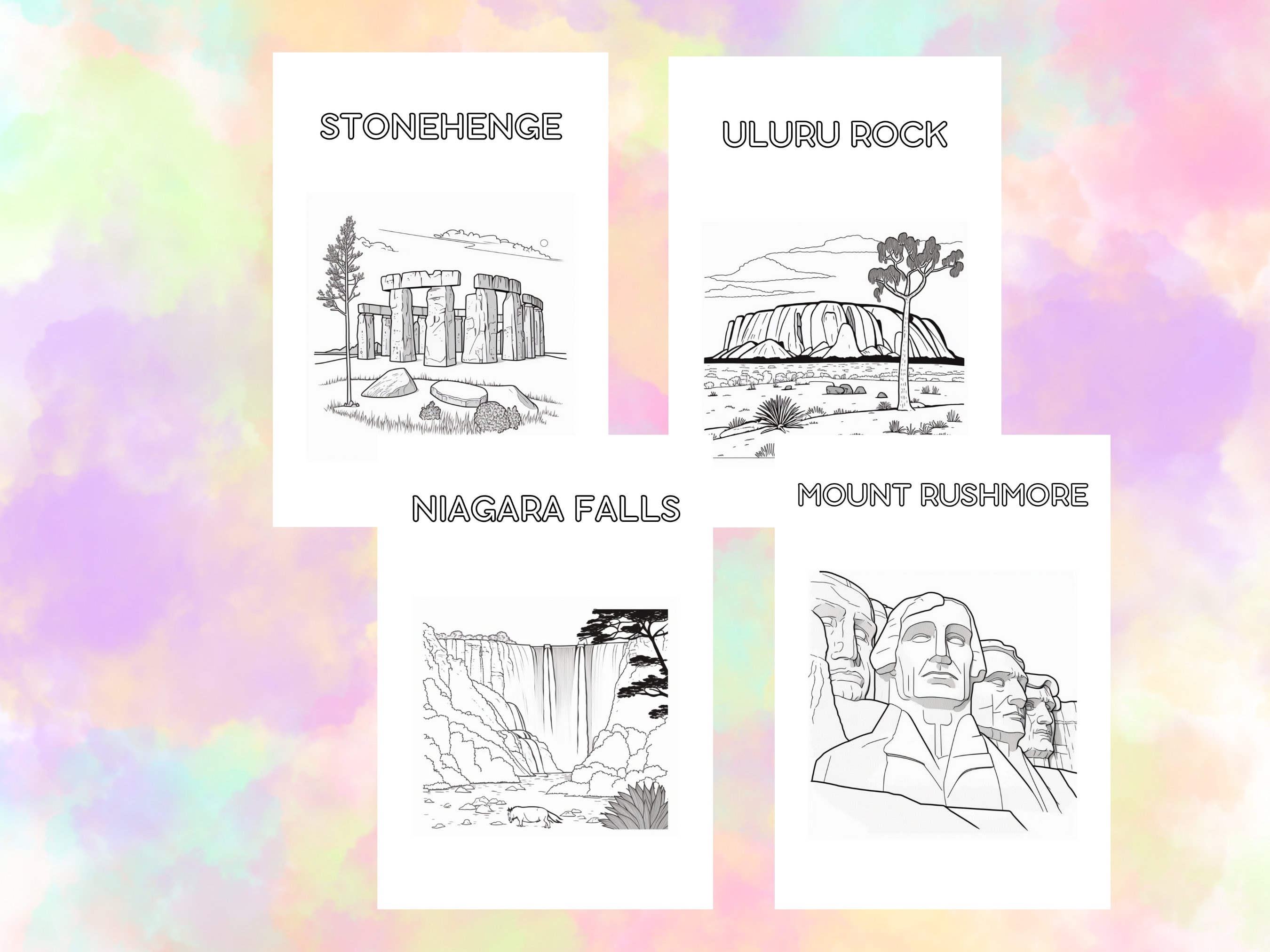 15 Children Educational Colouring Pages Printable Colouring Book ...