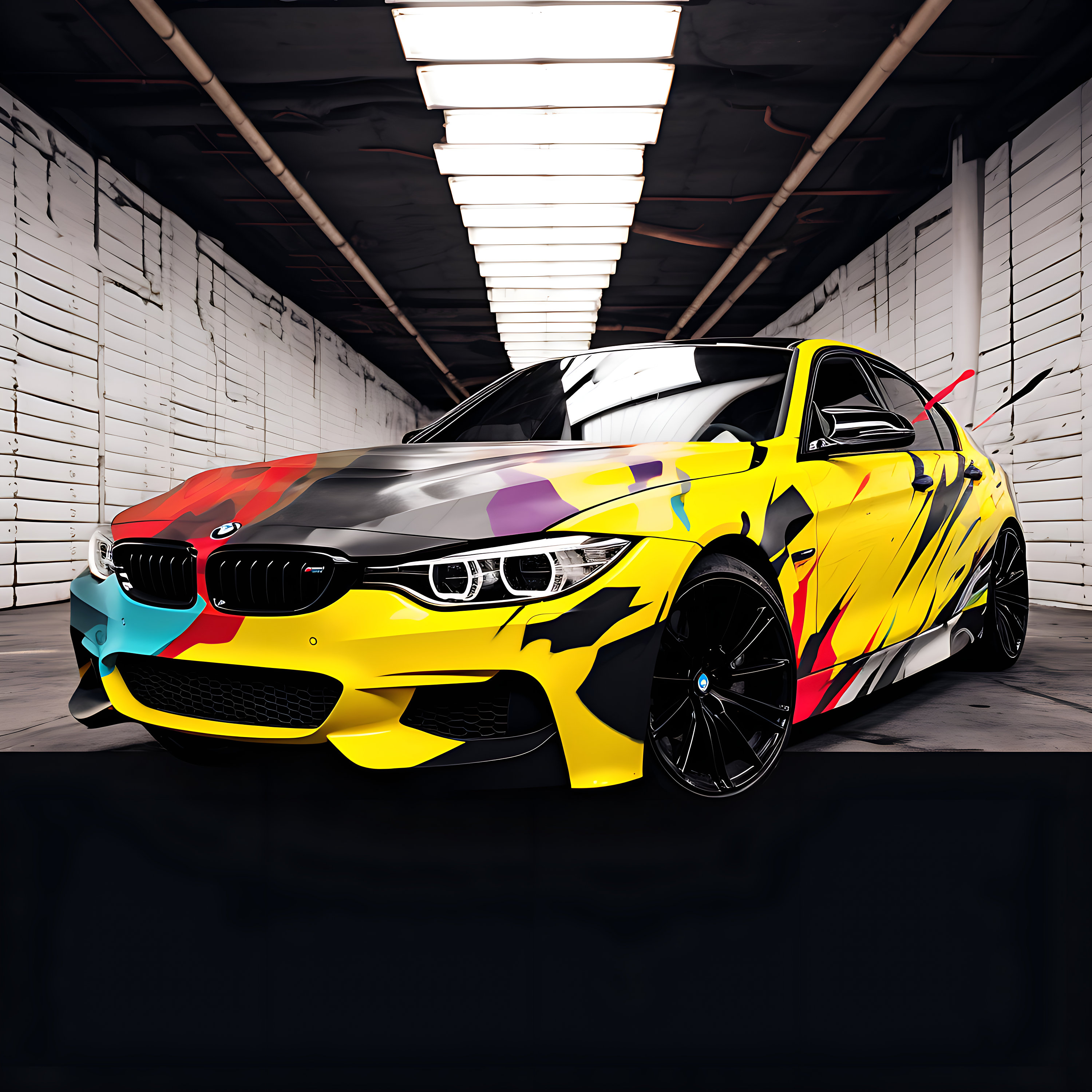 BMW M3 M4 Inspired Digital Art Photo, Car Poster, Automotive Wall Decor ...