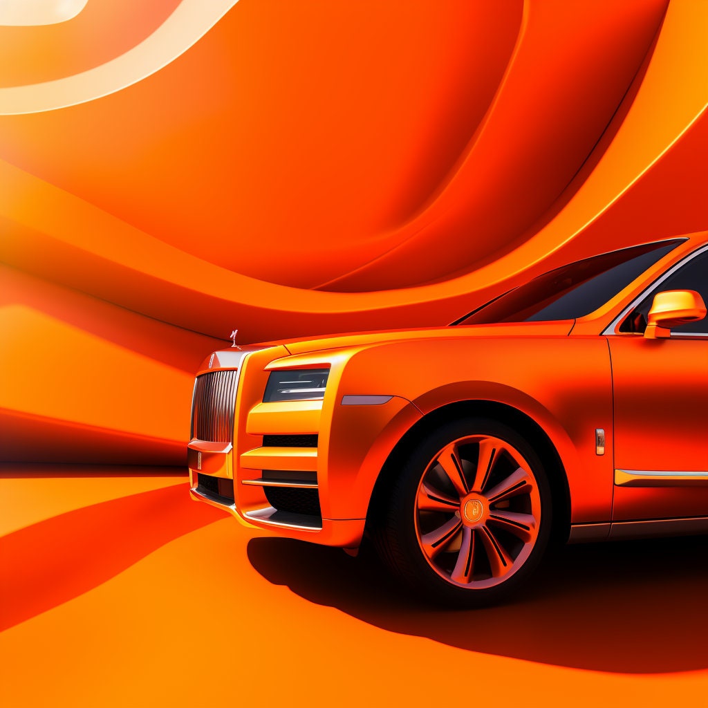 Rolls Royce Cullinan Digital Art T-shirt, Digital Car Print, Rolls ...