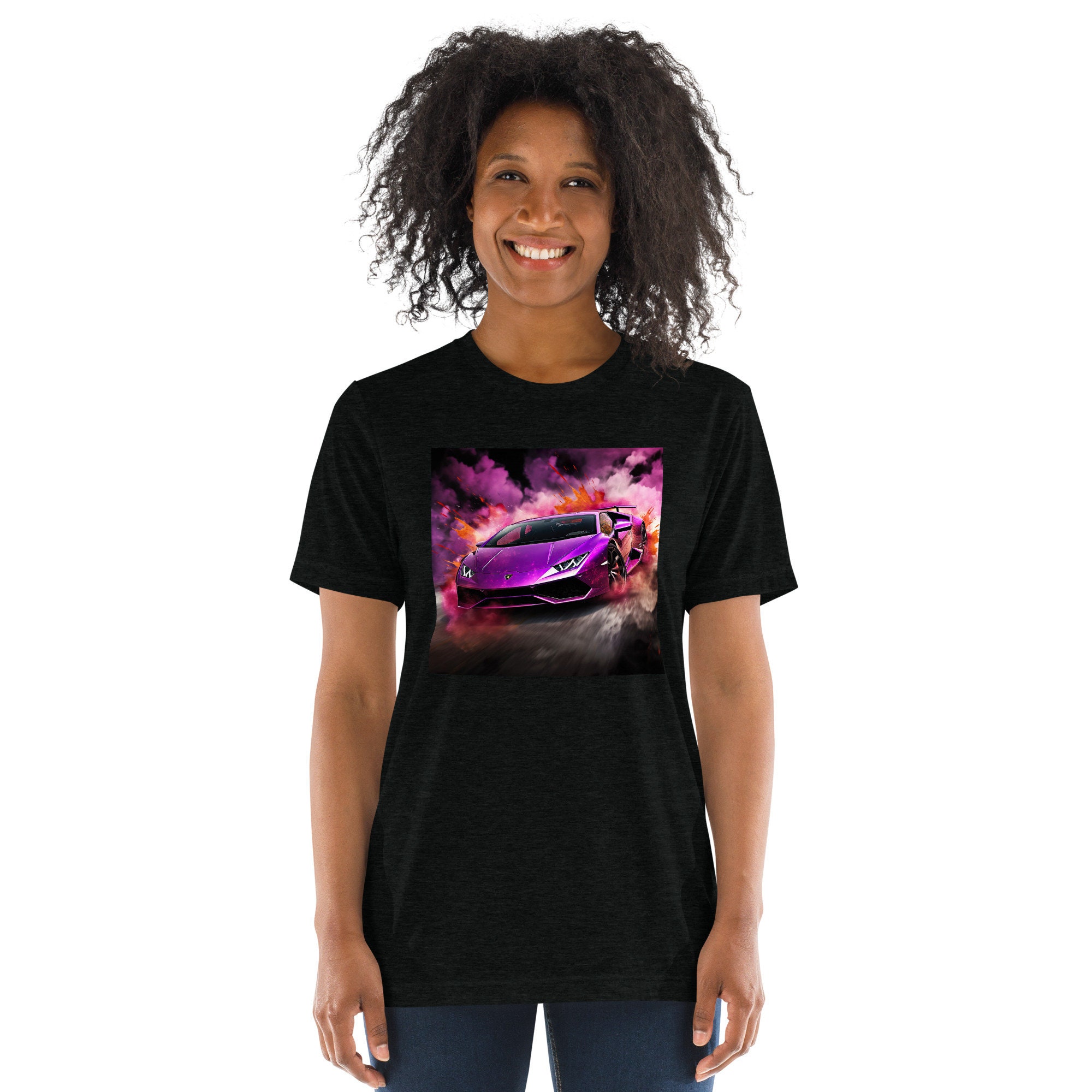 Lamborghini Huracan Digital Art T-shirt, Unisex T-shirt, Car Guy Gift ...