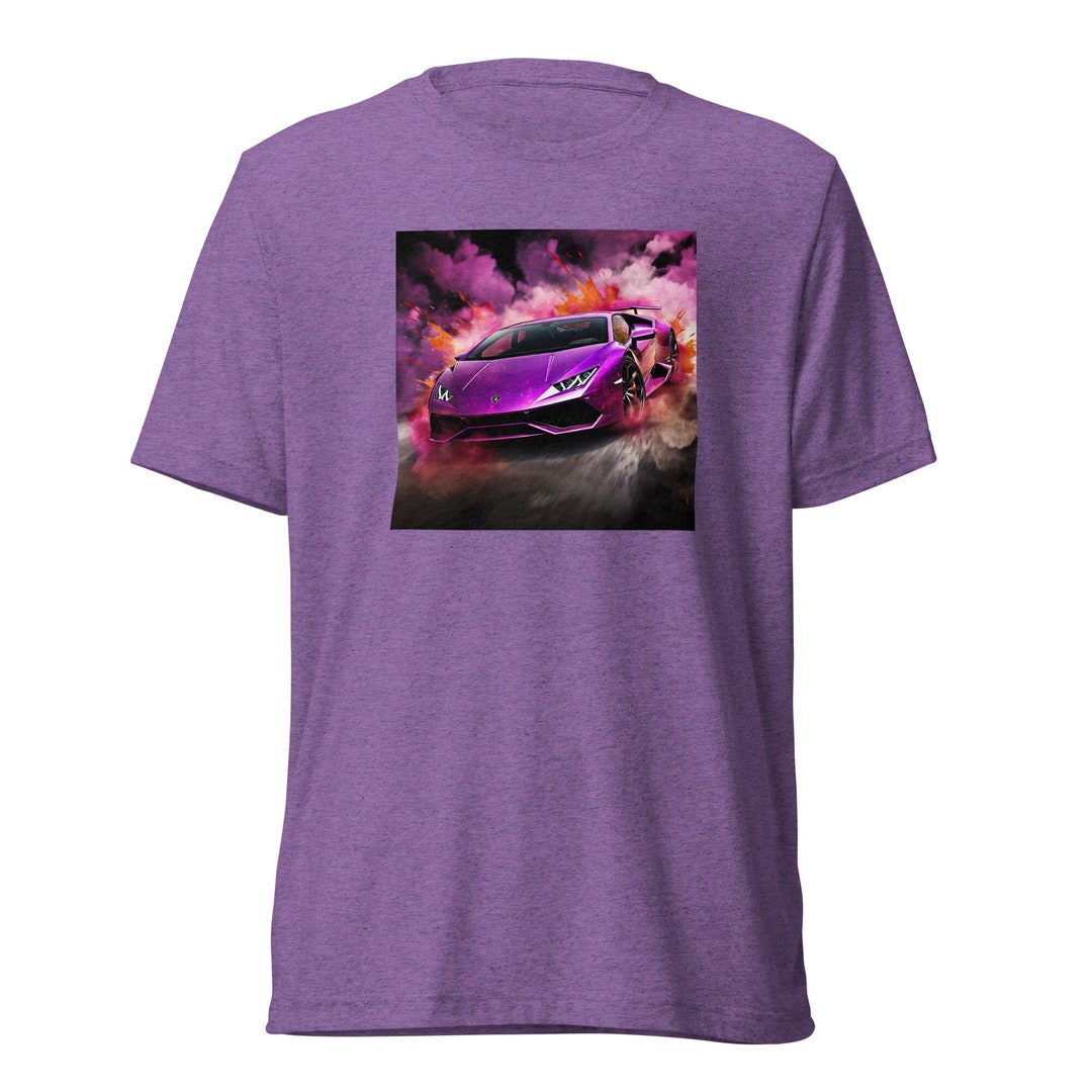 Lamborghini Huracan Digital Art T-shirt, Unisex T-shirt, Car Guy Gift ...