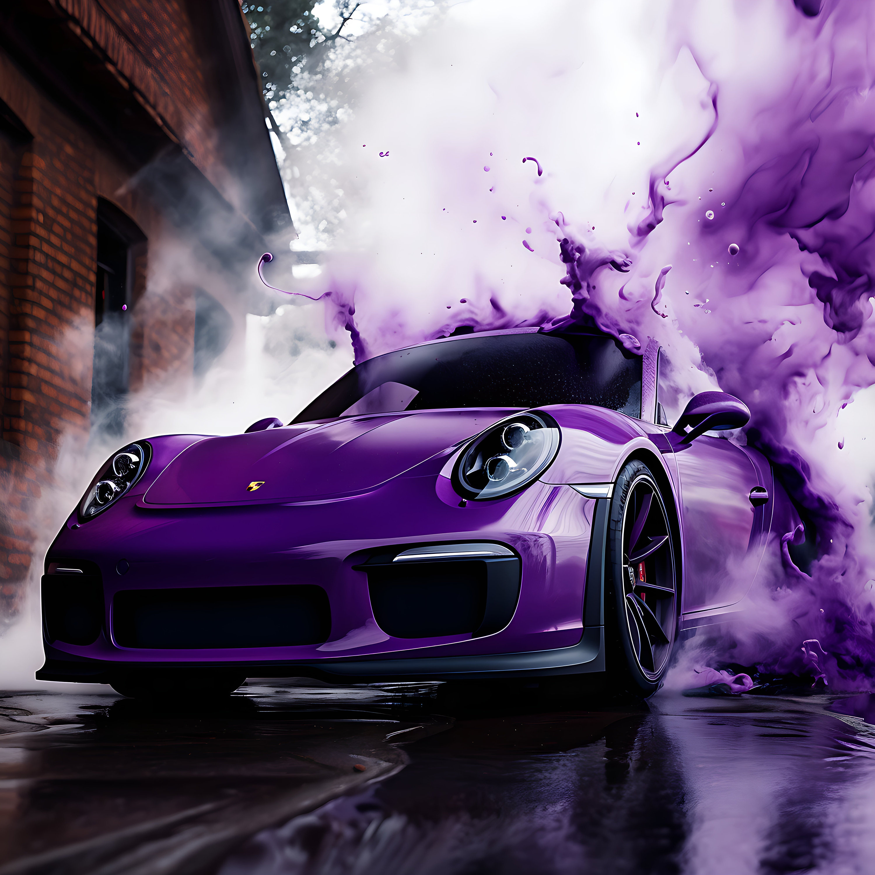 Porsche 911 Digital Art Print, Car Photo Gift for Car Enthusiast, Car ...