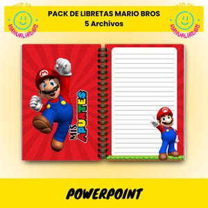 Mario Bros Notebook Pack - Etsy