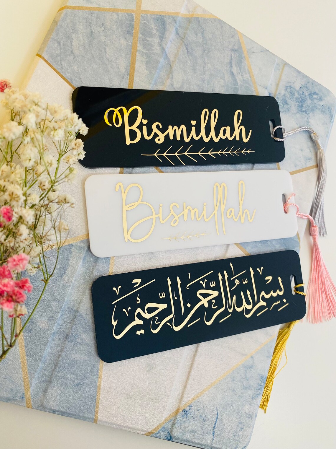 Personalized Acrylic Bookmark/ Acrylic Bookmark/islamic Bookmark/eid ...