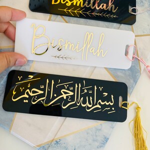 Personalized Acrylic Bookmark/ Acrylic Bookmark/islamic Bookmark/eid ...