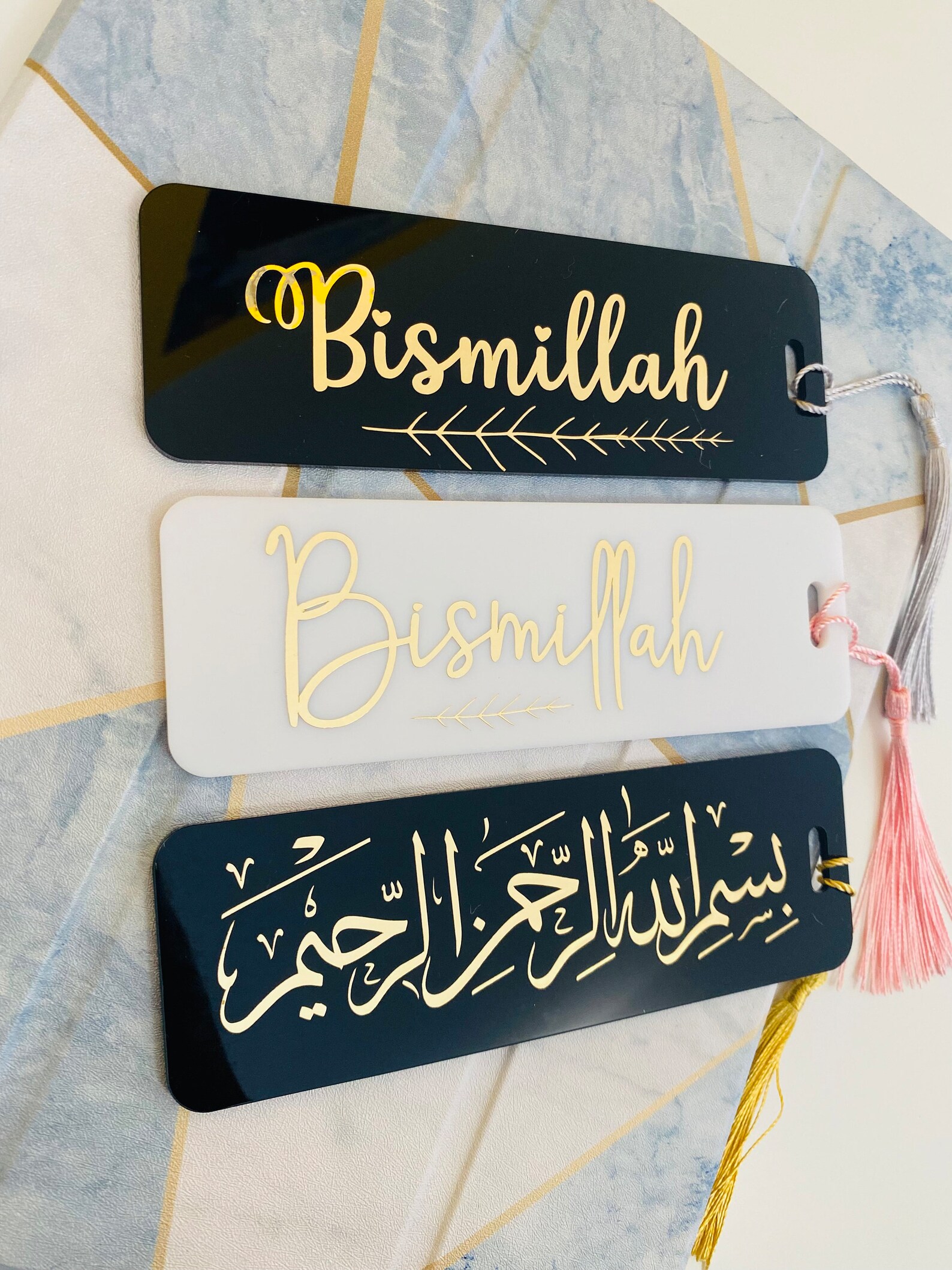 Personalized Acrylic Bookmark/ Acrylic Bookmark/islamic Bookmark/eid ...