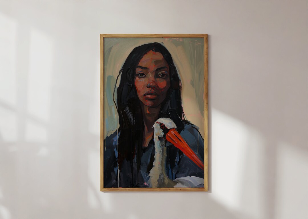 LUCIANA Printable Art, Oil Painting Print, Digital Print, Cowgirl Print ...