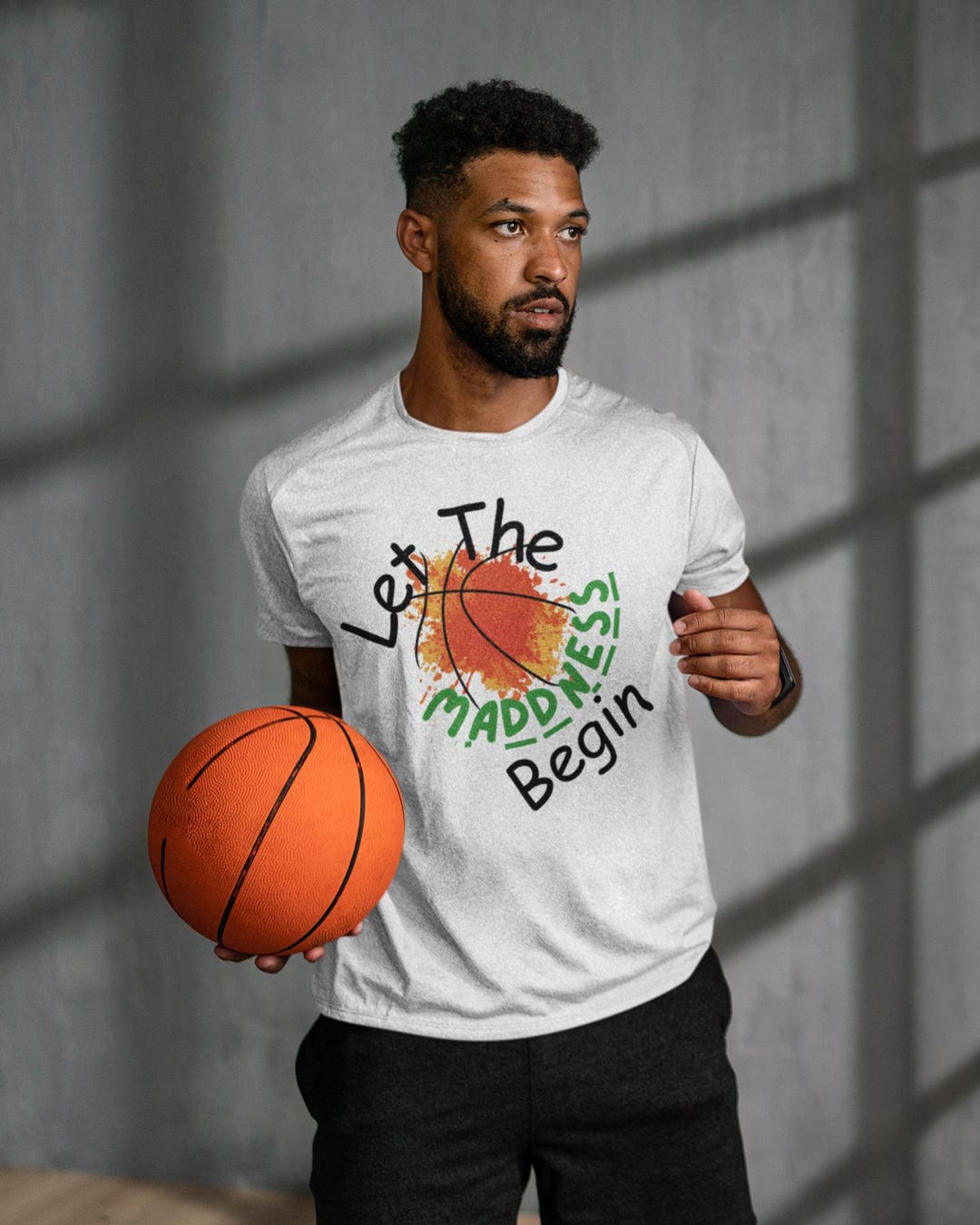 Basketball T-shirt March Madness Fan Gear Cool Sports Apparel for ...
