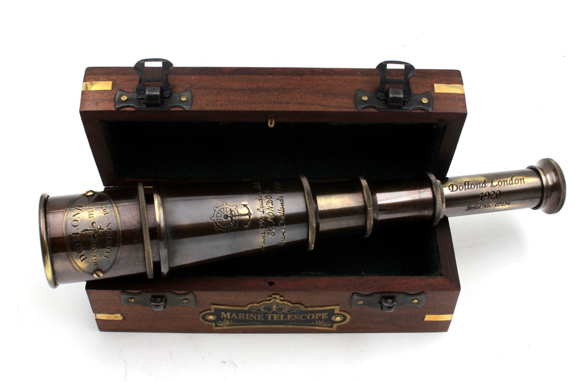 1920 Ship Captain's Working Telescope | Brass Made Spyglass | With ...