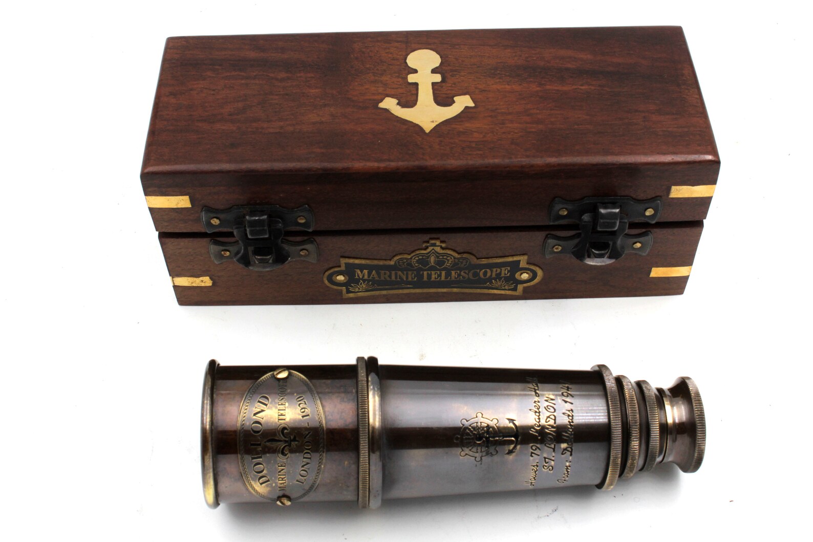1920 Ship Captain's Working Telescope | Brass Made Spyglass | With ...