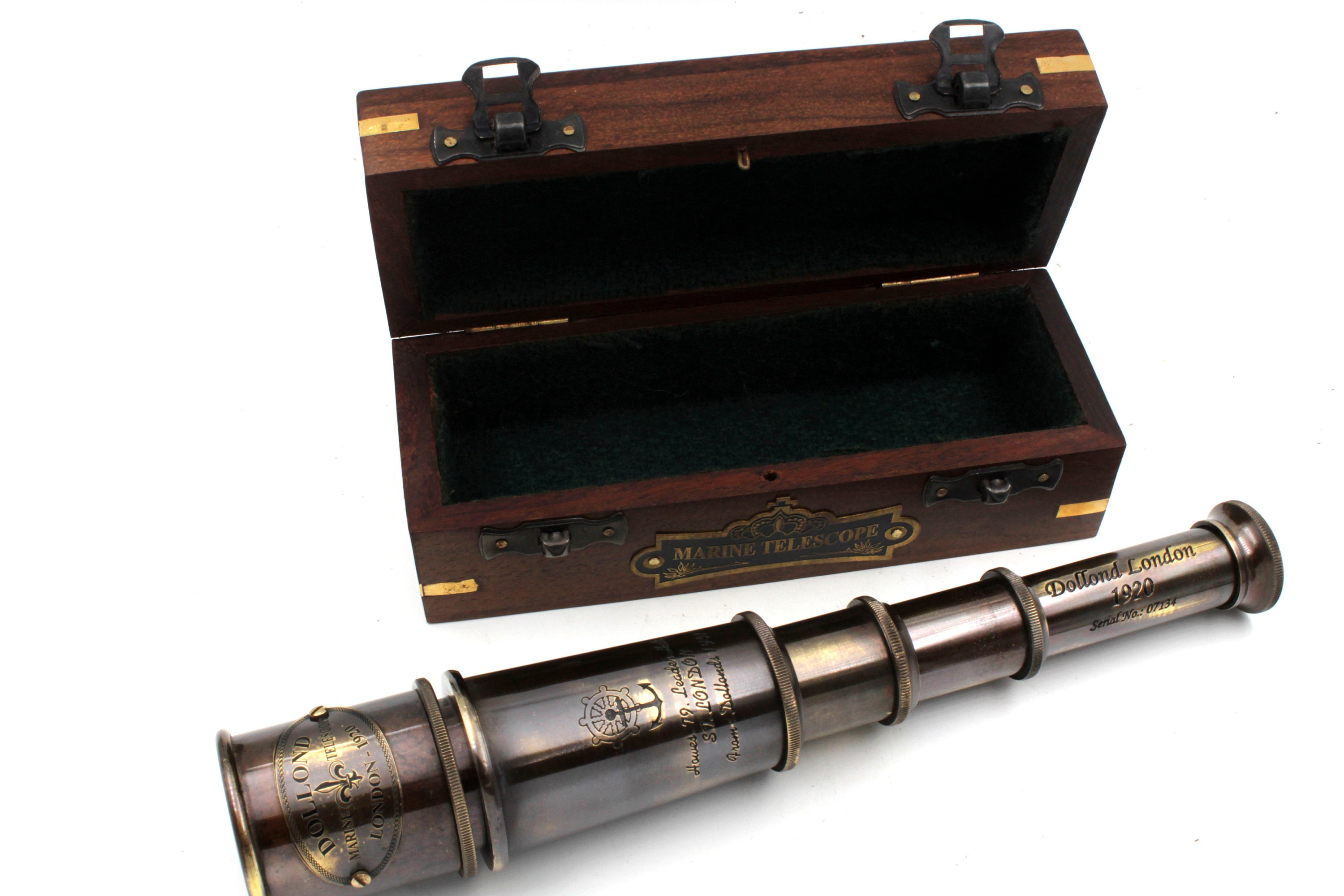 1920 Ship Captain's Working Telescope | Brass Made Spyglass | With ...
