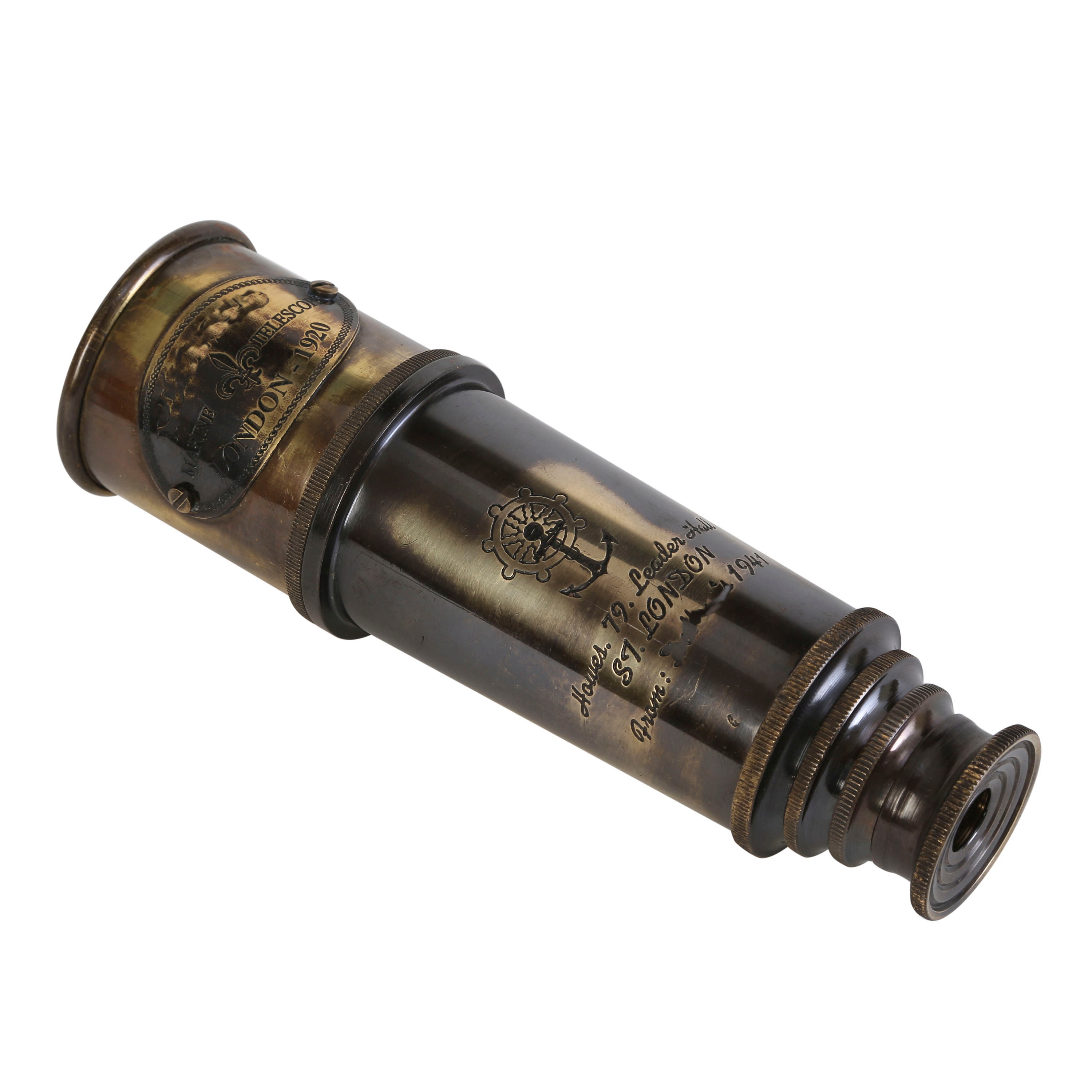1920 Ship Captain's Working Telescope | Brass Made Spyglass | With ...
