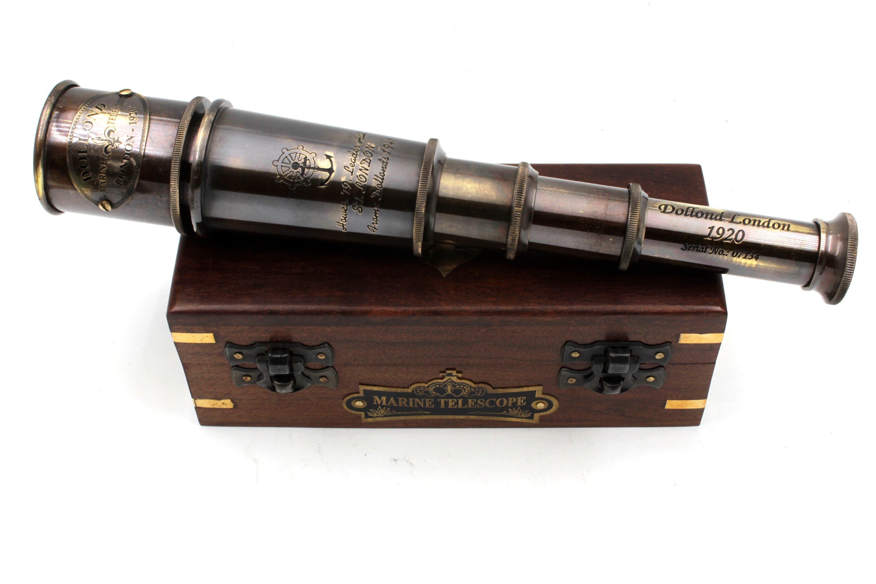 1920 Ship Captain's Working Telescope | Brass Made Spyglass | With ...