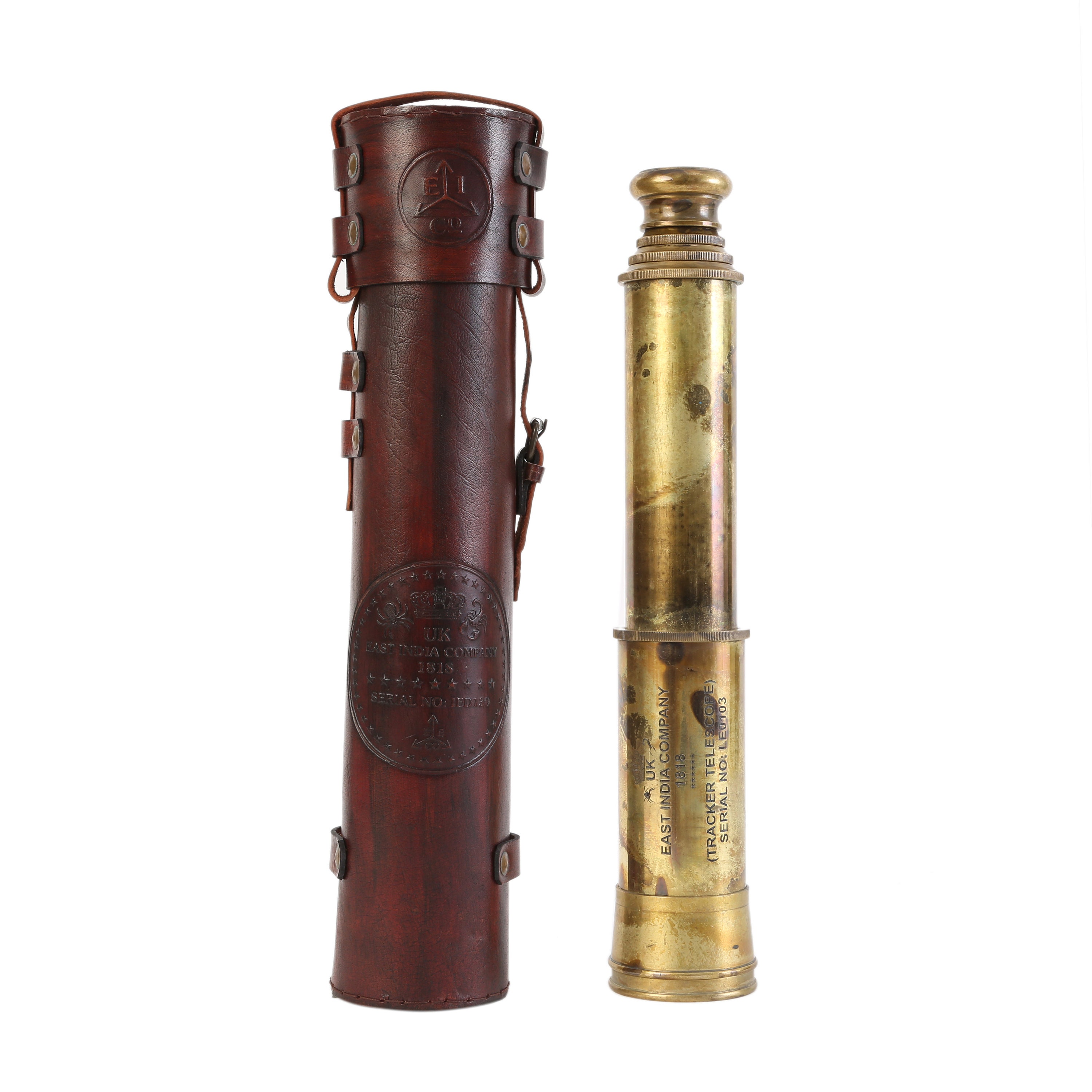 Brass Telescope East India Company 1818 Tracker Spyglass Scope Replica ...