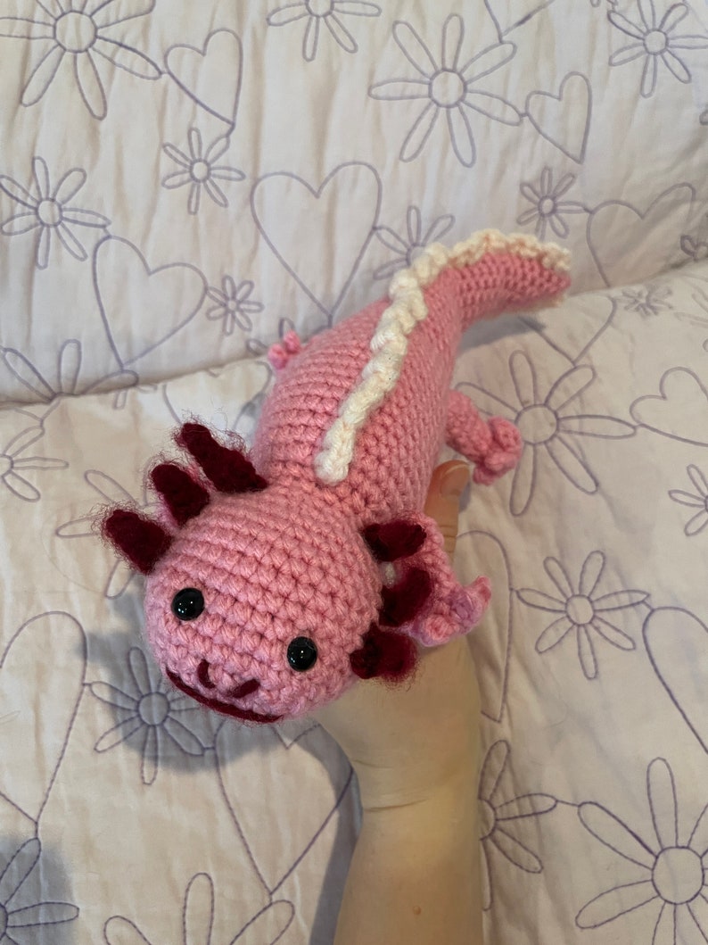 Axolotl Crochet Pattern - Amigurumi Axolotl PDF - Cute Crochet Animal ...
