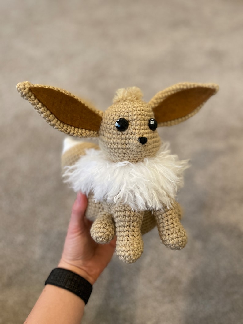 Eevee Crochet Pattern Digital Download PDF Amigurumi Anime Pokemon - Etsy