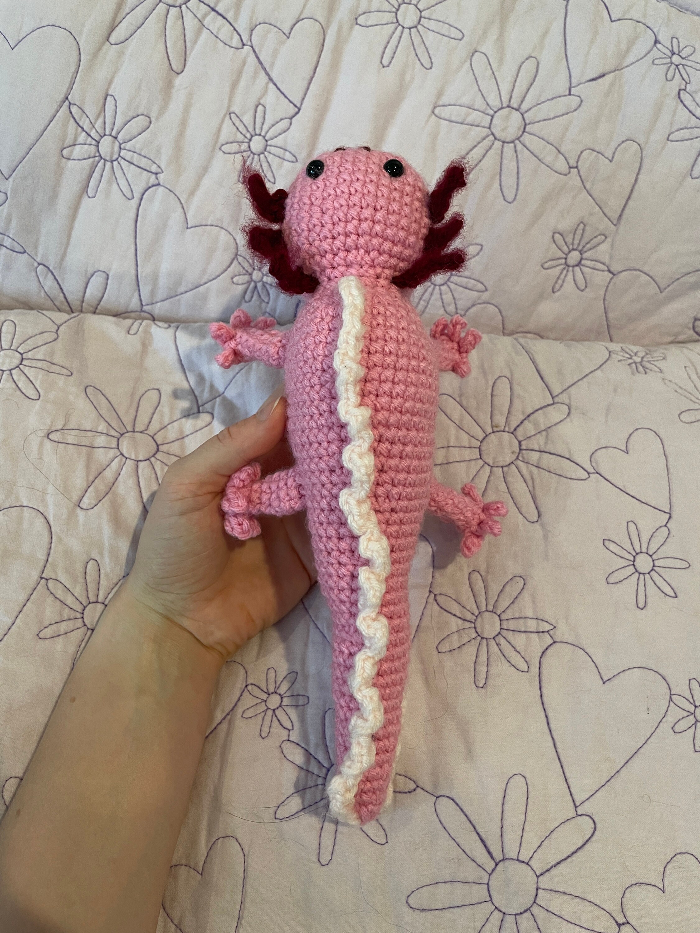 Axolotl Crochet Pattern - Amigurumi Axolotl PDF - Cute Crochet Animal ...