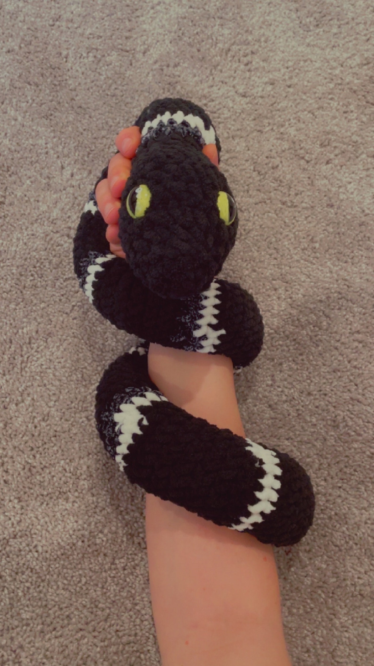Crochet Snake Pattern | Digital PDF Download Amigurumi Pattern | Snake ...