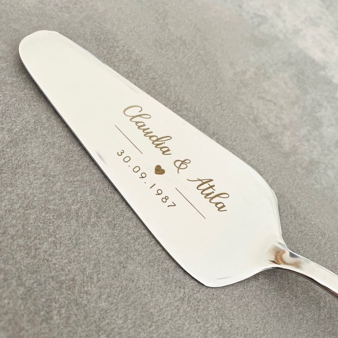 WMF Personalized Cake Server With Engraving – Wedding Gift With Names ...