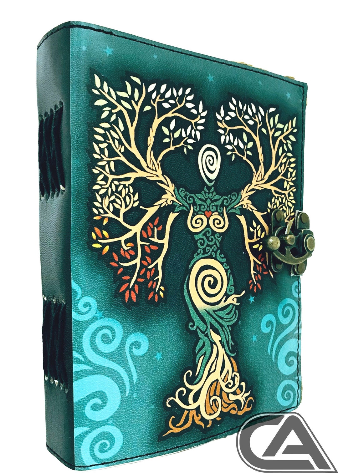 Mother of Earth Spell Book of Shadow Leather Journal Deckle Edge ...