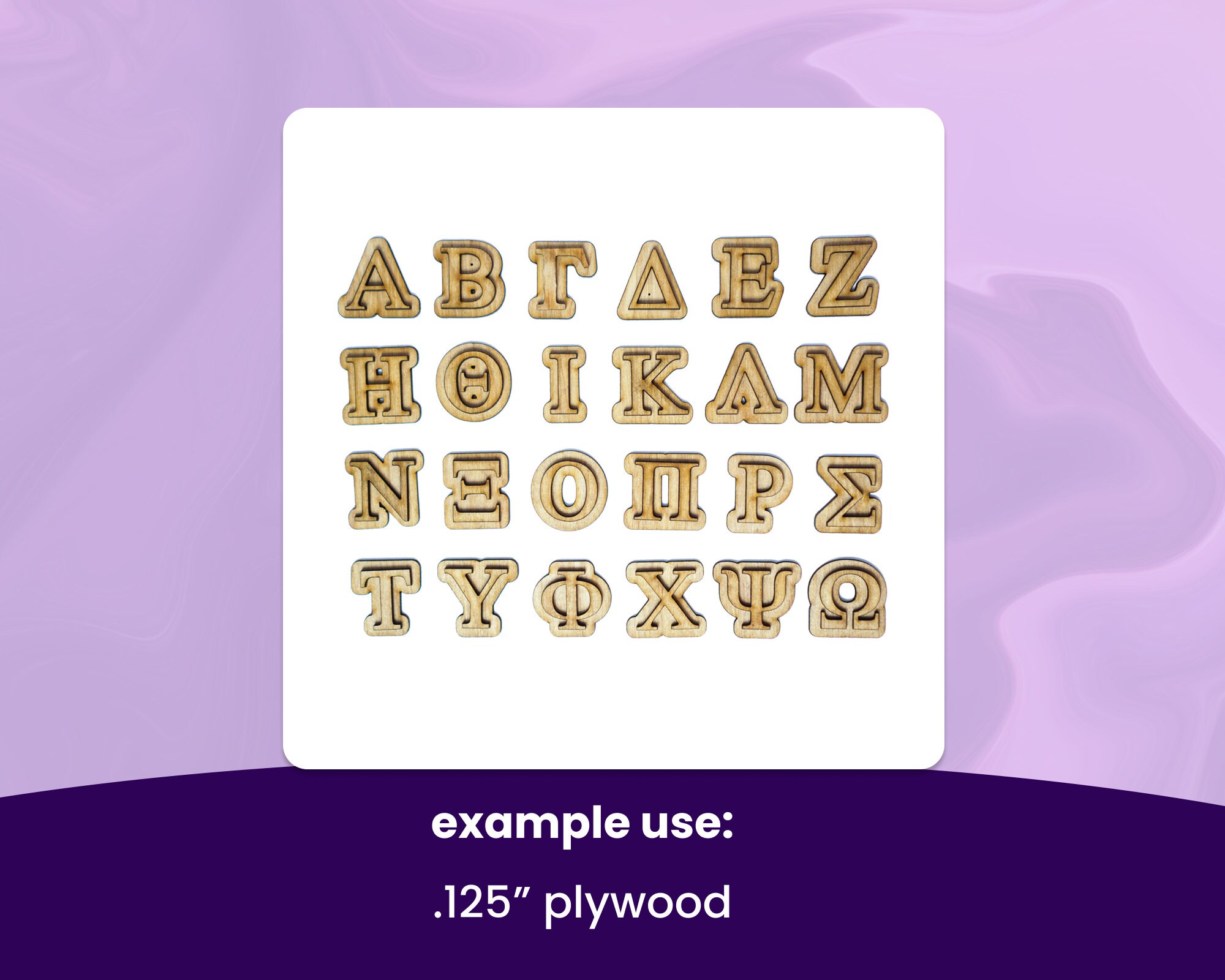 Greek Alphabet Letters, Double-layered, Raster and Vector Layers for ...