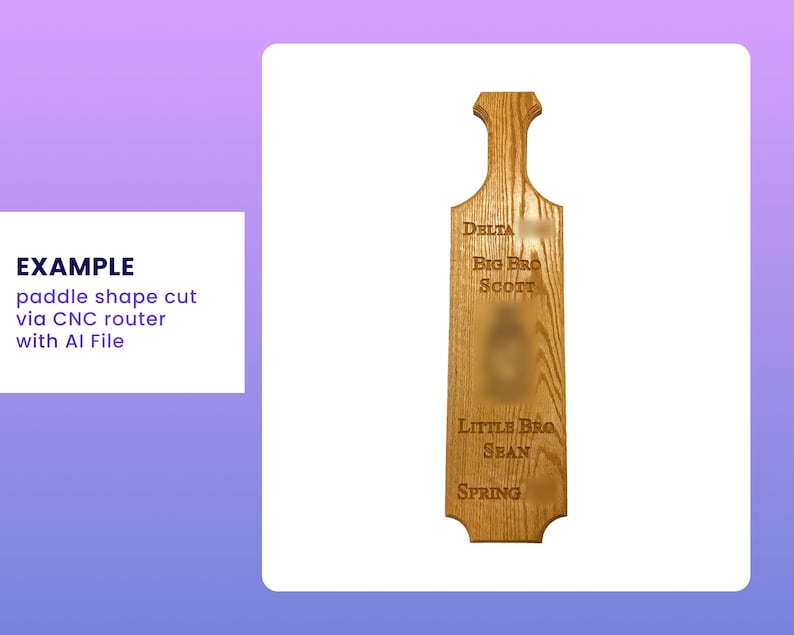 Greek Traditional Paddles With Long Handle for Fraternity and Sorority ...