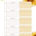 Checklist Sunflower Daily Checklist - Digital Printable | Focused Daily ...