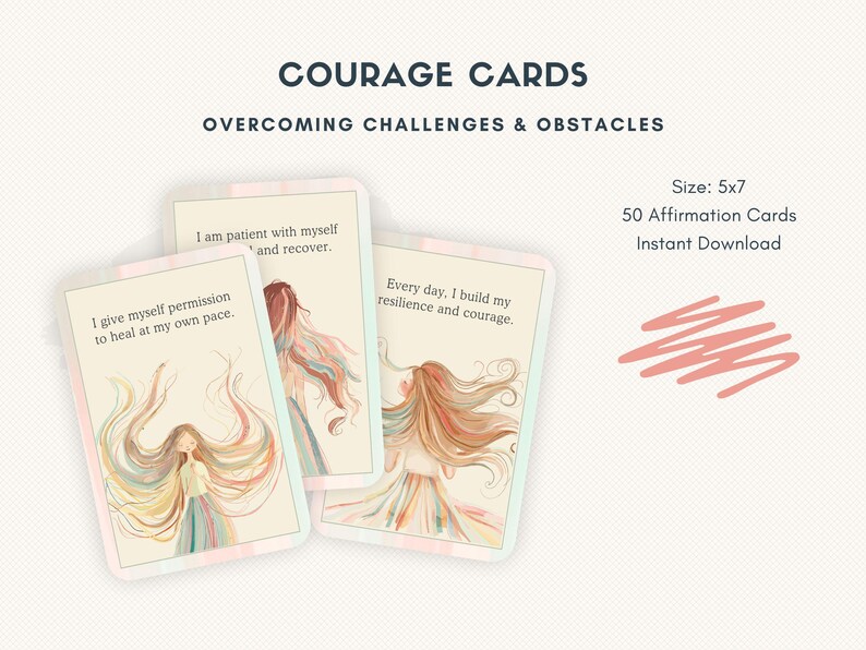 Resilience and Recovery Affirmation Cards | Empowerment Cards ...