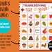 Printable Thanksgiving Bingo Cards, Festive Holiday Party Game, Fall ...