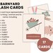 Barnyard Friends Flash Cards | Farm Animals Flash Cards | Preschool ...